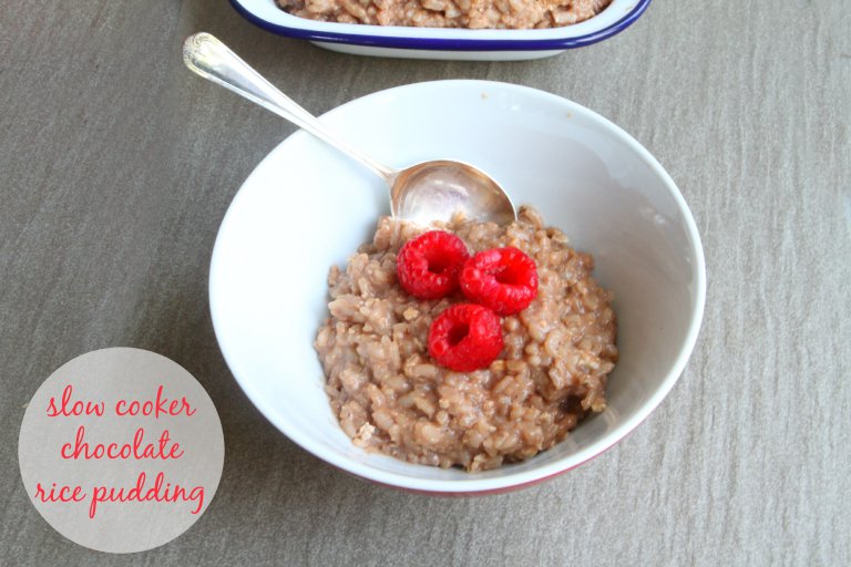 A Special Slow-Cooker Chocolate Rice Pudding Treat - Lazy Oven